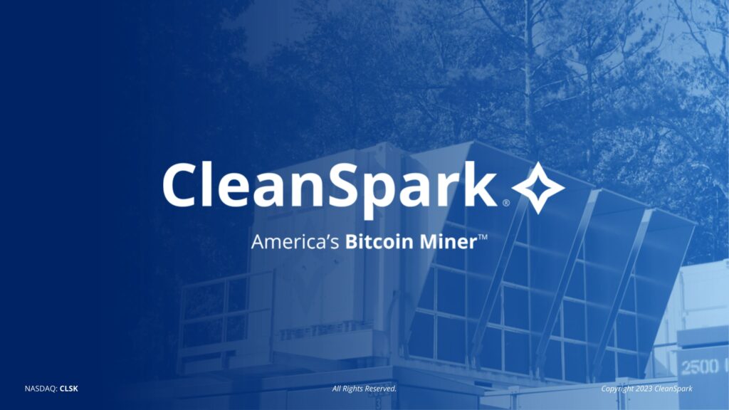 CleanSpark opens $100 million credit facility with Two Prime, reaffirms ...